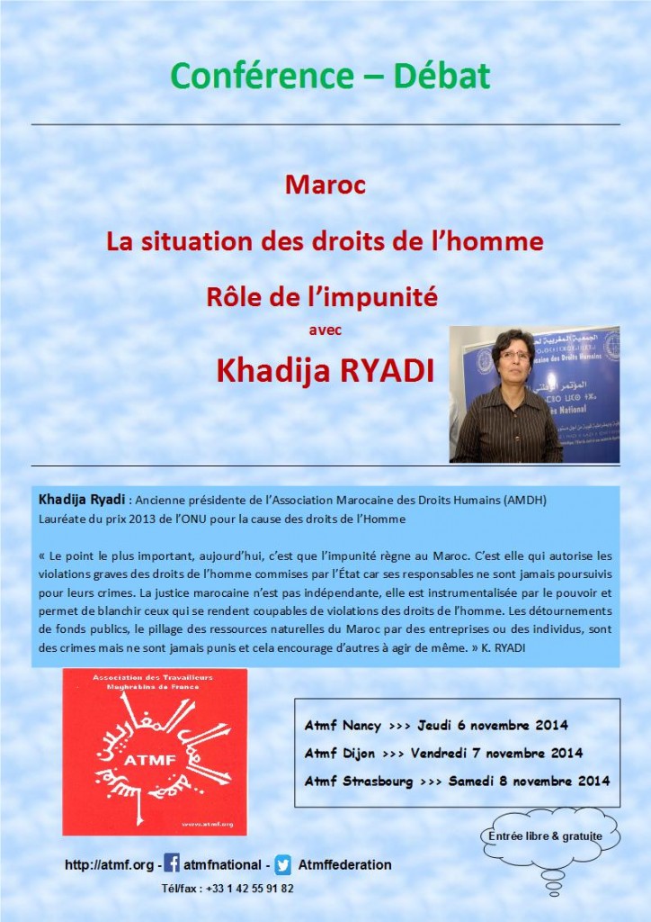 Maroc – La situation des droits de l’homme Rôle de l’impunité avec ...